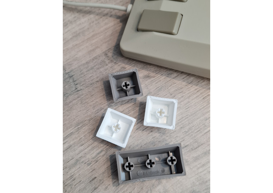 Amiga 105-key ISO Cherry profile keycaps set for mechanical PC keyboards