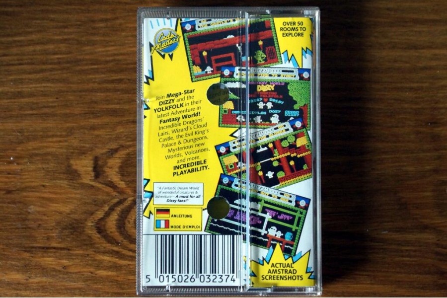 Fantasy World Dizzy Amstrad CPC 464 664 6128 - Code Masters - cassette game
