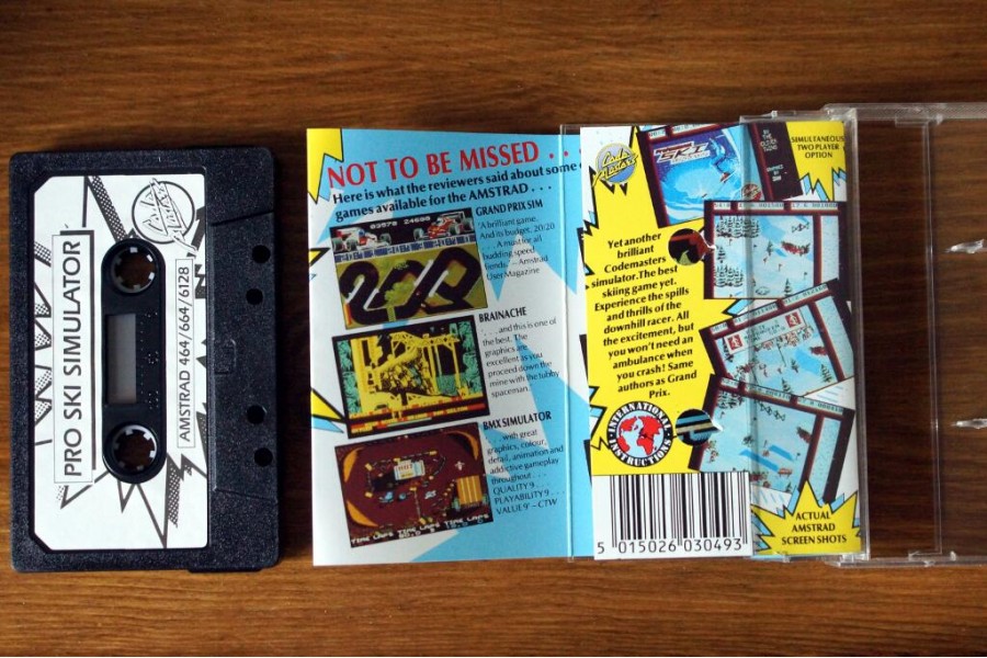 Professional Ski Simulator - Amstrad CPC 464 664 6128 - Code Masters ...