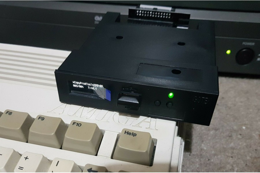 Amiga data cable and adapter for attaching External Gotek Floppy Disk ...