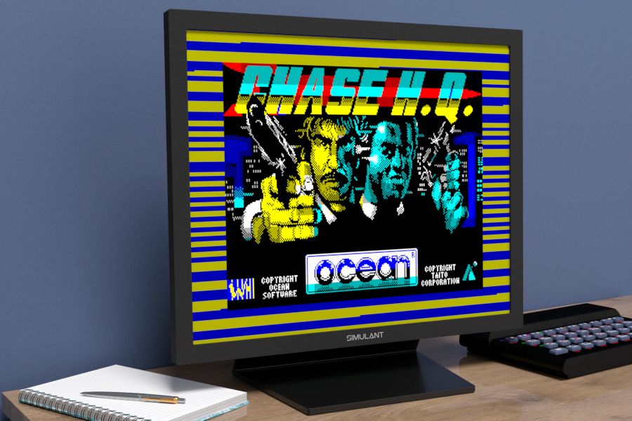 Simulant 15" Monitor LCD Display (4:3 ratio, cream/beige, metal case)