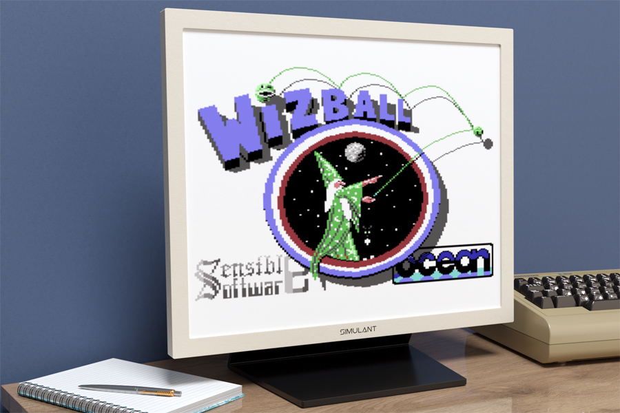 Simulant 15" Monitor LCD Display (4:3 ratio, cream/beige, metal case)